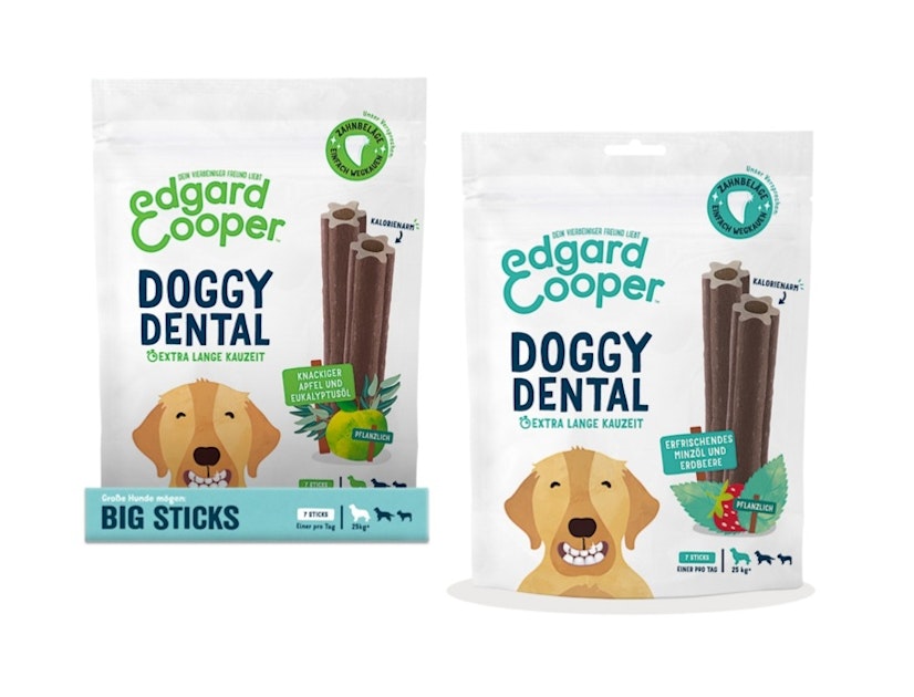 Edgard & Cooper Snack-Mix Doggy Dental L 2x240g Hundesnack