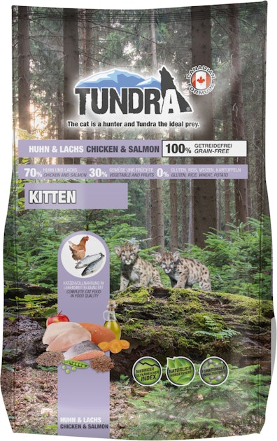 Tundra Cat Kitten Huhn & Lachs Katzentrockenfutter online kaufen ...